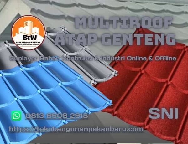 Jual Atap Genteng Metal Multiroof Pekanbaru – March 2026