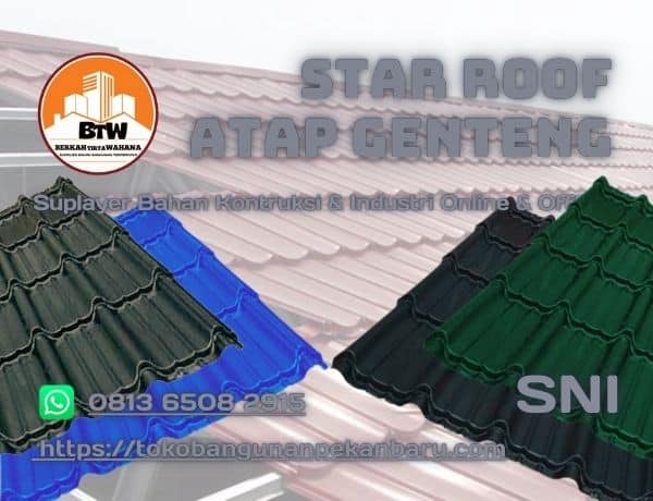 Jual Atap Genteng Metal Star Roof Pekanbaru – May 2026