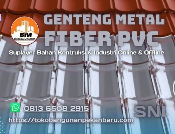 Jual Atap Genteng Fiber PVC Pekanbaru – May 2026