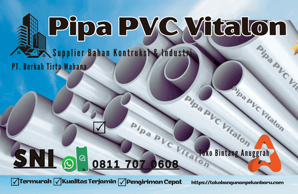 Jual Pipa PVC Vitalon di Pekanbaru – December 2025