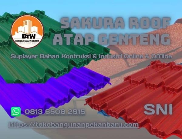 Atap Genteng Metal Sakura Roof Pekanbaru – March 2026