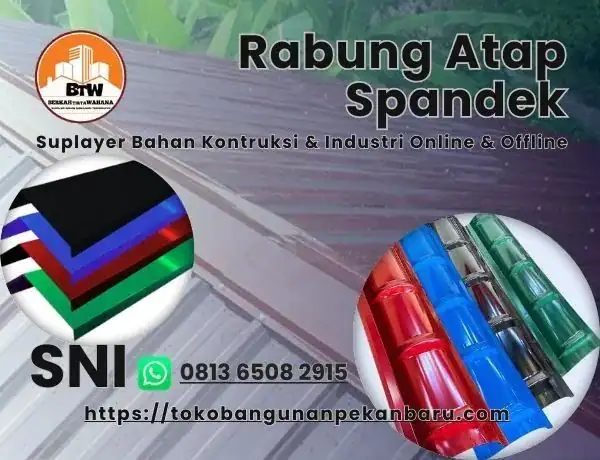 Jual Rabung Atap Spandek Pekanbaru – July 2025